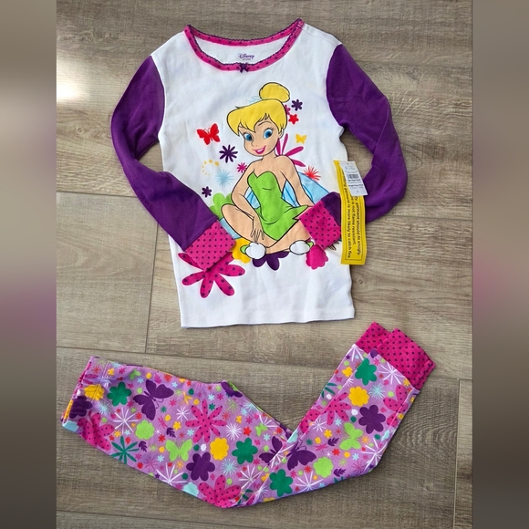 Disney | Pajamas | New Disney Tinkerbell Pajama Set | Poshmark